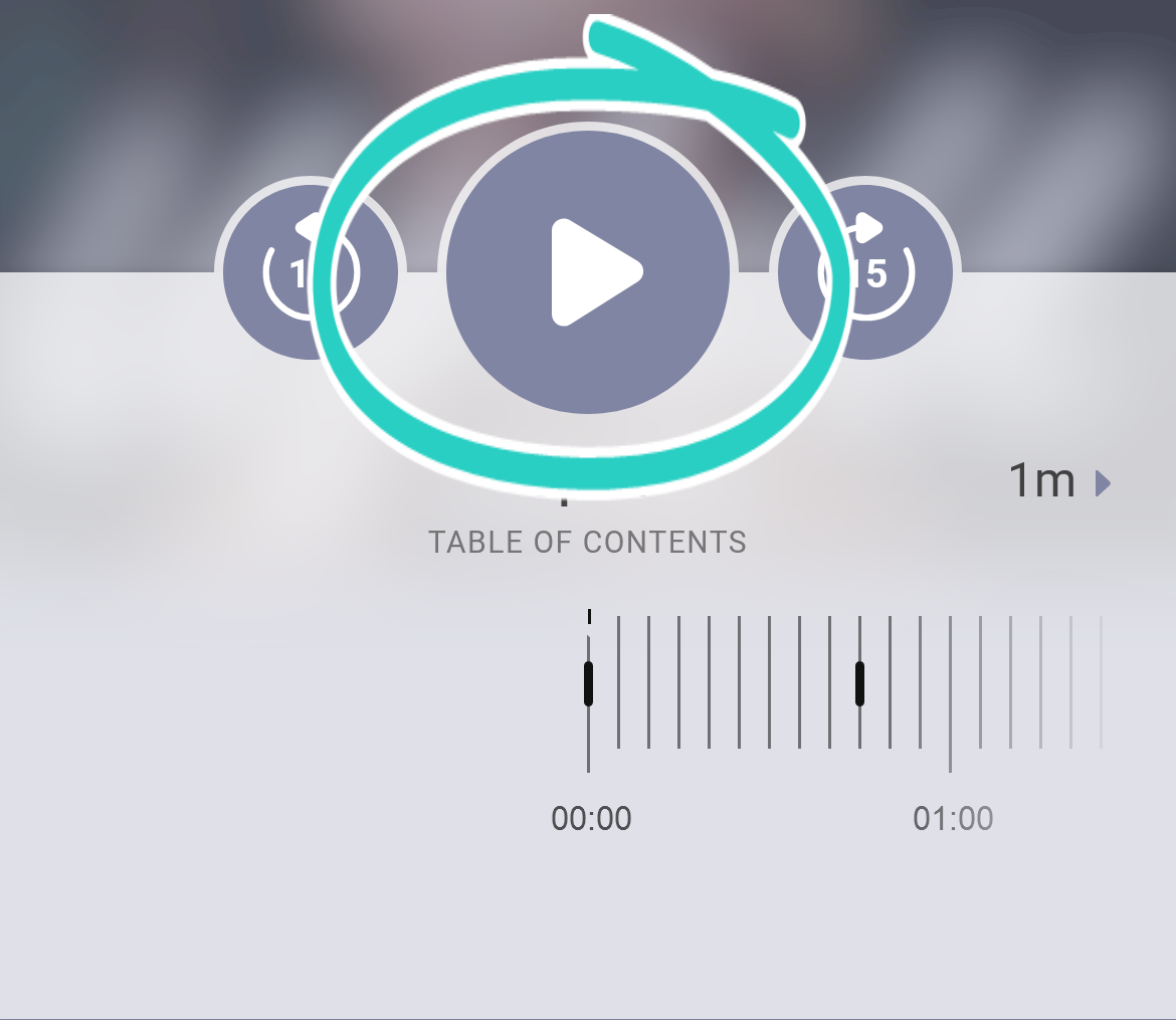 Listening to audiobooks